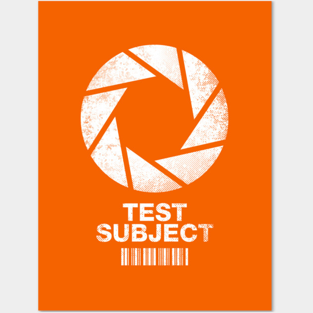 aperture science posters