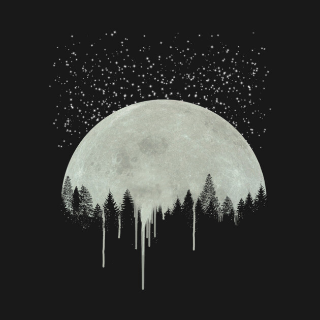 full moon art