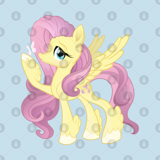 fluttershy flying vector
