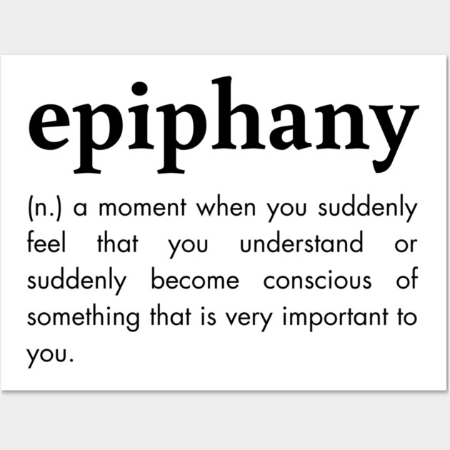 epiphany moment