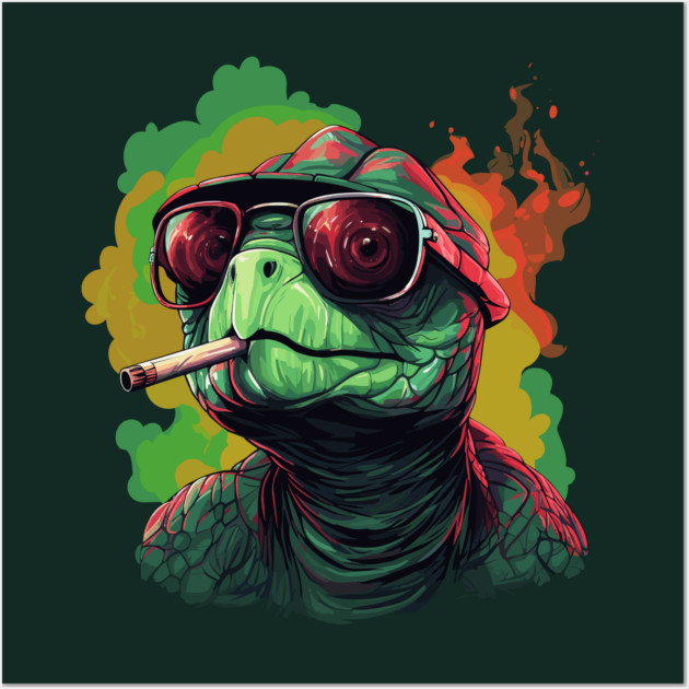smoking turtle