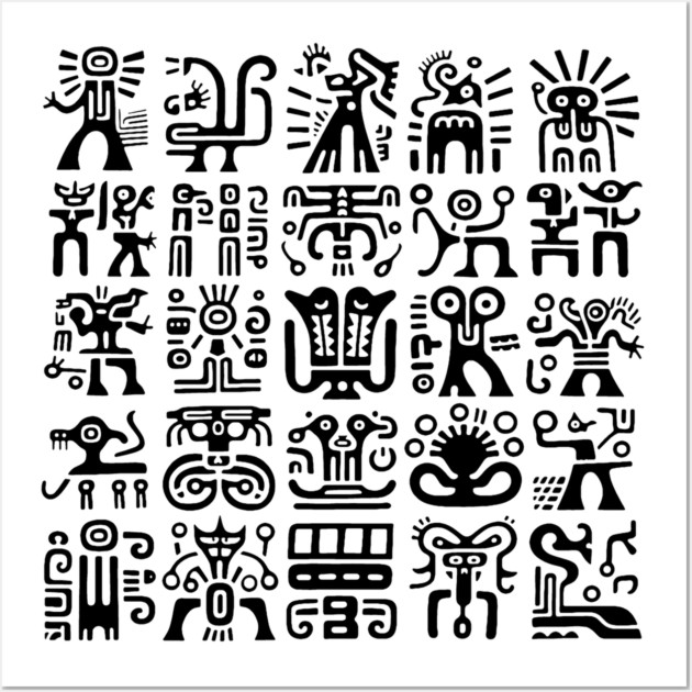 ancient alien wall art