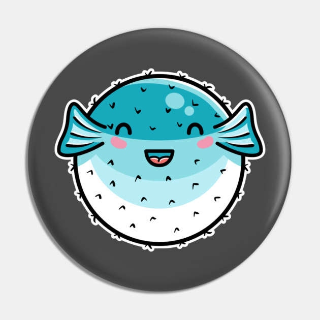 puffer fish cute drawing