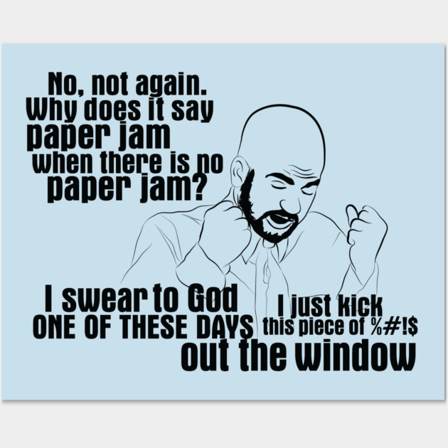 office space printer poster