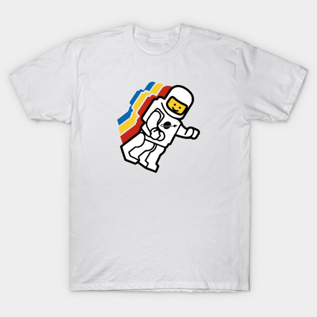 Floating Spaceman - Lego - T-Shirt | TeePublic