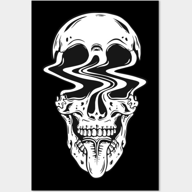 trippy skull