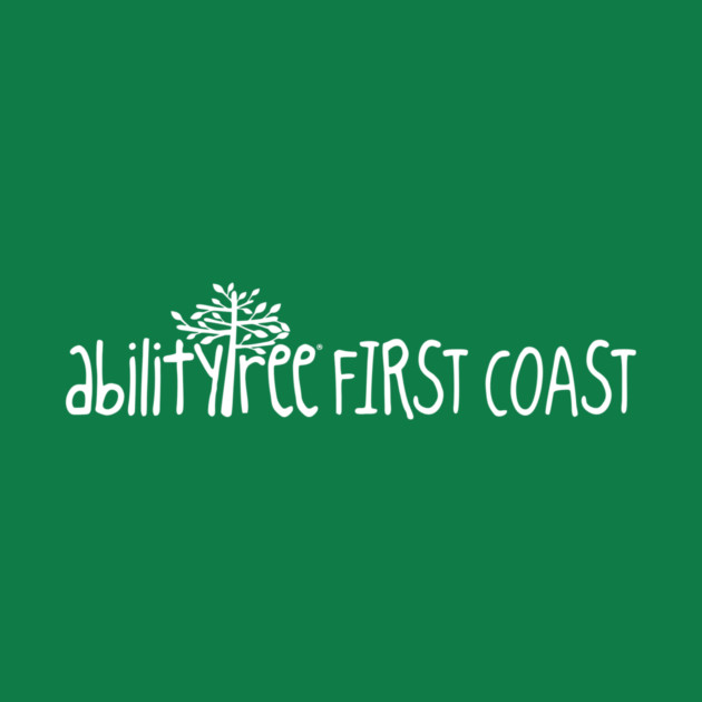 ATFC Logo White Horizontal - Ability Tree First Coast - T-Shirt | TeePublic
