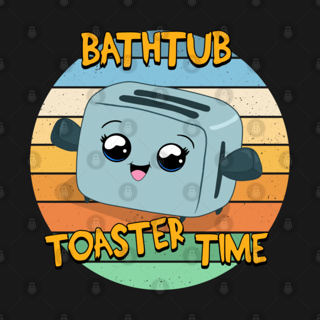 cartoon toaster bath