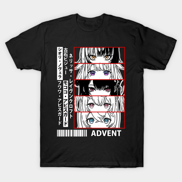 Holo Advent Panel - Hololive - T-Shirt | TeePublic