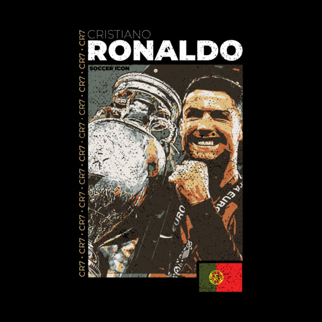 Cristiano Ronaldo - Street Art - Soccer Icons - Cristiano Ronaldo - Pin ...
