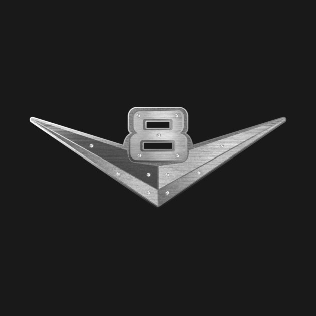 v8 logo vector