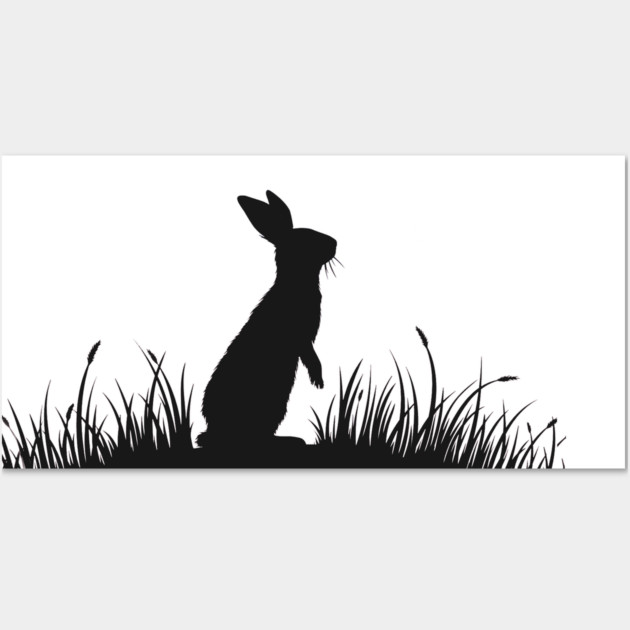 silhouette rabbit