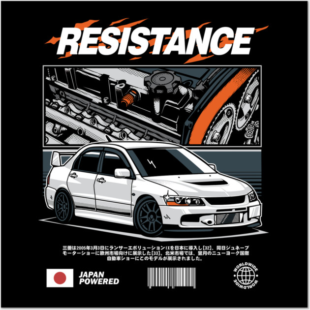 Mitsubishi Lancer Evolution - Mitsubishi Lancer - Posters and Art ...