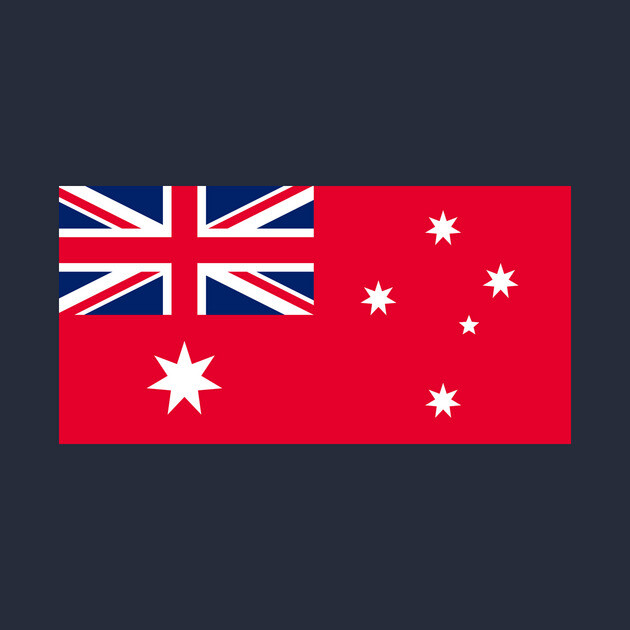 australian flag red