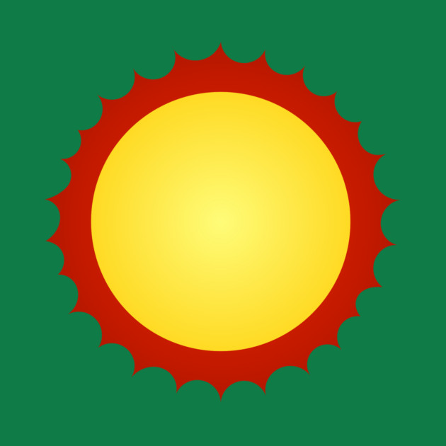 Kryptonian House of El sun logo from Jor-El - Kryptonian - T-Shirt ...