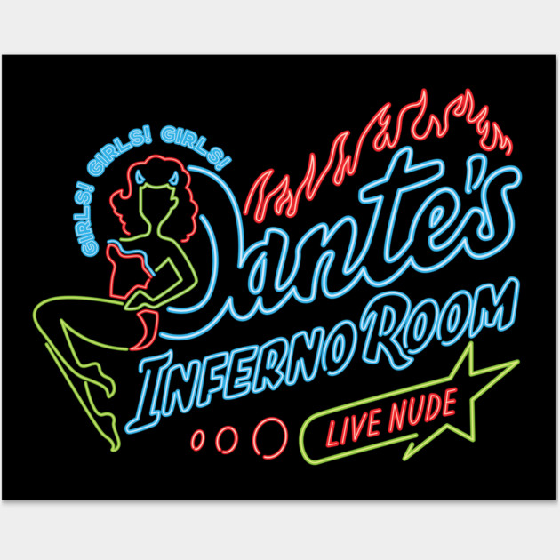 Dantes Inferno Room Neon - The Ghost With The Most - Posters and Art ...