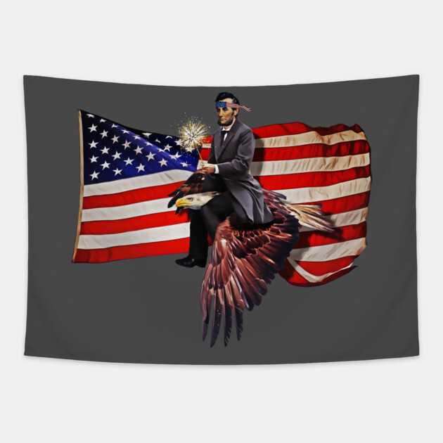 abe lincoln flags