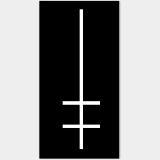 upside down cross poster