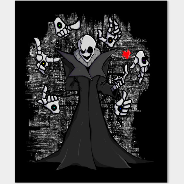 Undertale W.D Gaster mystery man fnf scientist art - Gaster - Posters ...