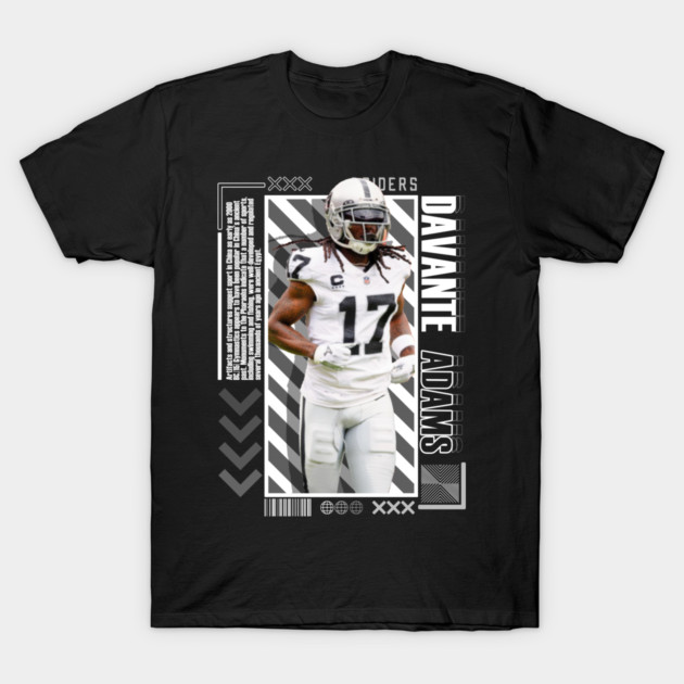 Davante Adams Football Paper Poster Raiders 9 - Davante Adams - T-Shirt ...