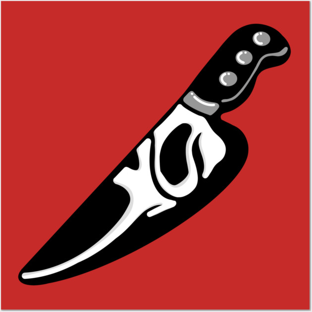 knife drawing scream