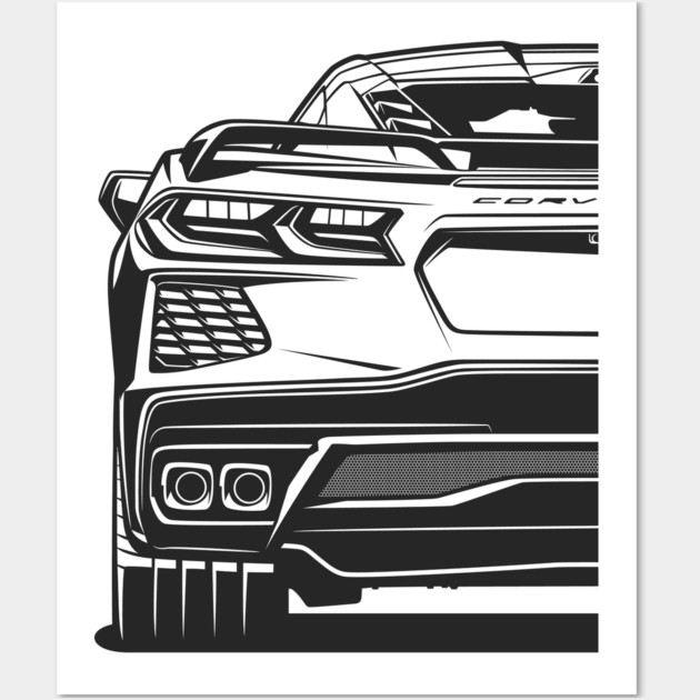 corvette drawing c8
