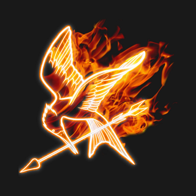 catching fire logo drawing