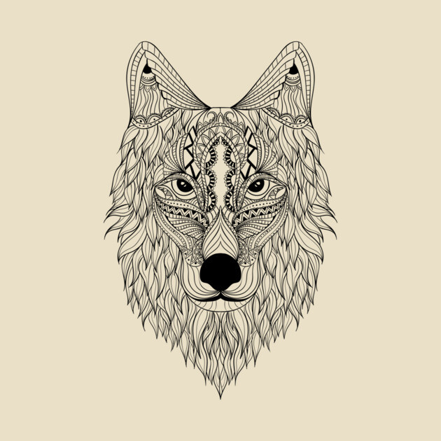 native wolves drawings
