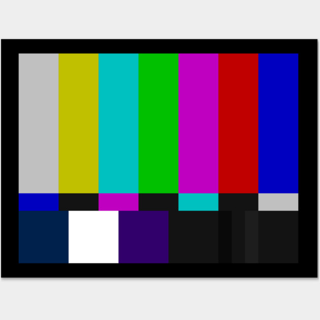 colored bars on tv