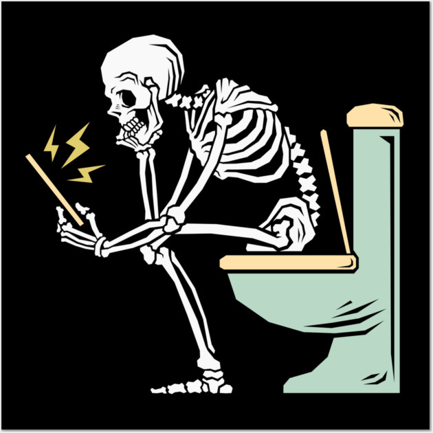 silly skeleton drawing