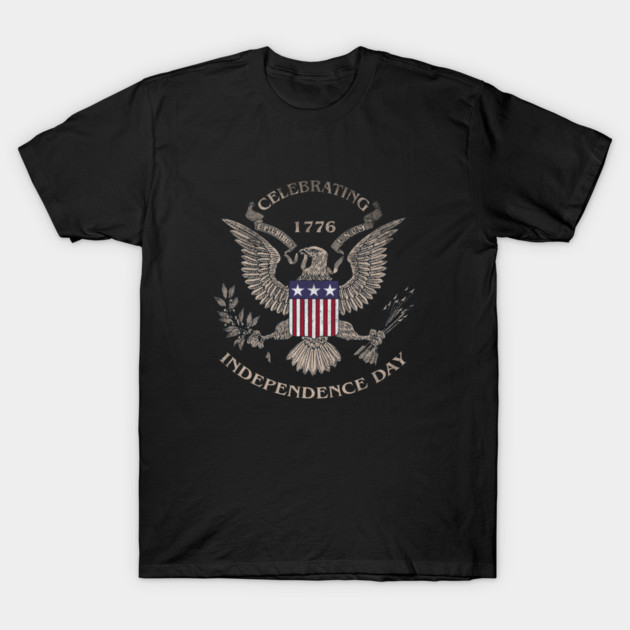 4thOfJulyEagleCrest D03 - 4th Of July - T-Shirt | TeePublic