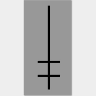 upside down cross poster