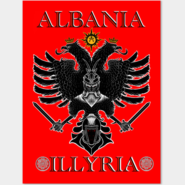 albanian flag eagle