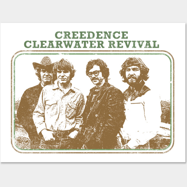 CCR Vintage Distressed Fanart Design - Creedence Clearwater Revival ...