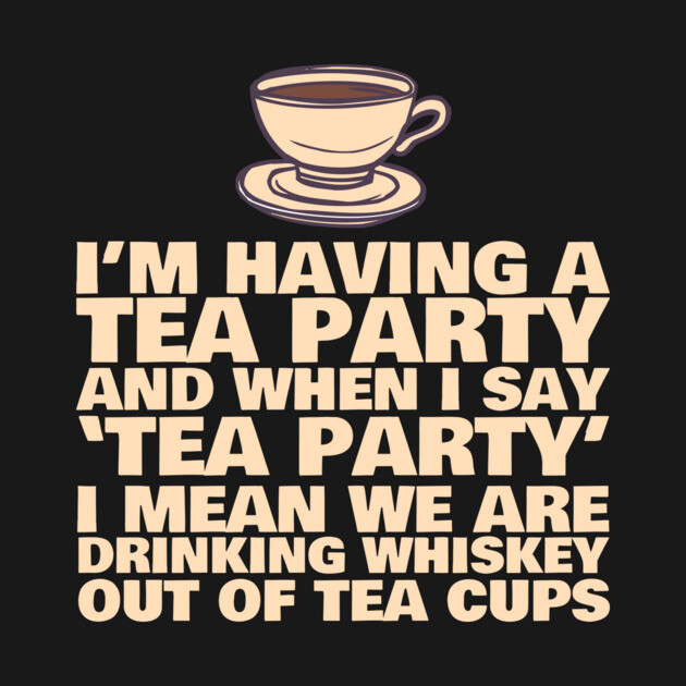 funny tea party