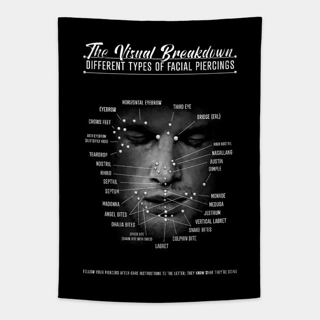 face pircing chart