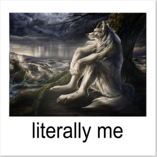 wolf sitting down sigma