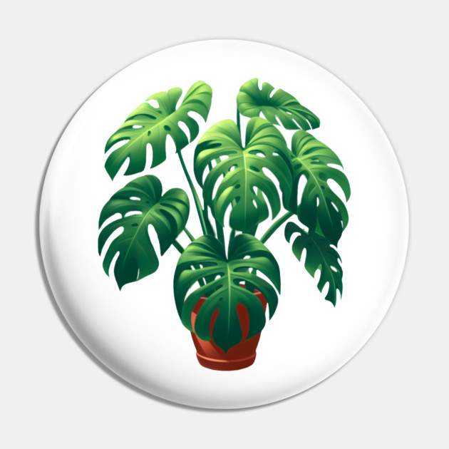 cartoon monstera