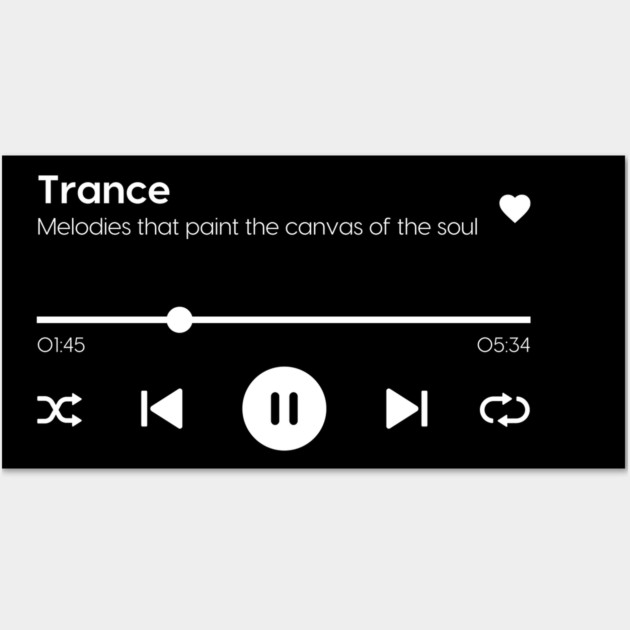 trance wall poster