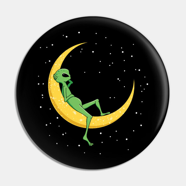 alien on moon