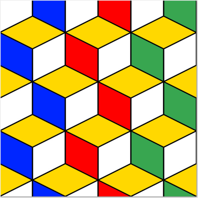 isometric pattern art