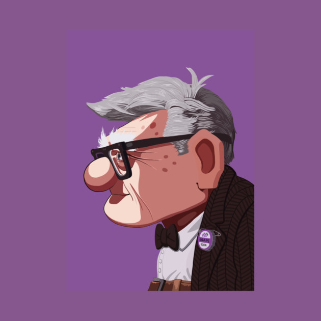 Old Man Carl (UP) - Pixar Up Adventure Is Out There - Tapestry | TeePublic