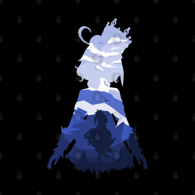 Genshin Impact - Furina (Negative Space) - Genshin Impact Furina - Mug ...