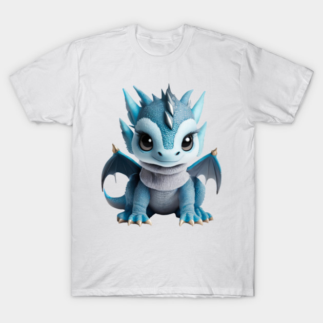 chibi ice dragon