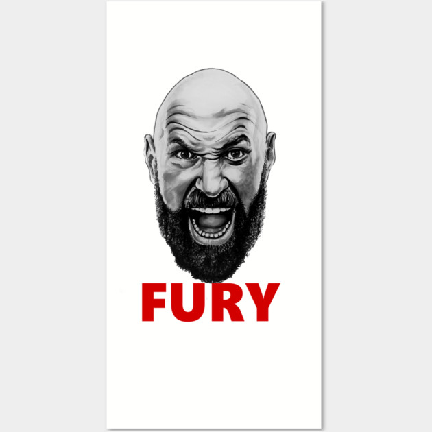 Tyson Fury illustration (Black and white) part of ICONS collection ...