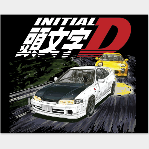 Smiley Sakai's Honda Integra dc2 initial d drifting school vs fd3s ...
