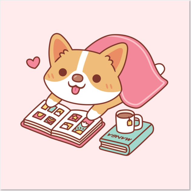 reading corgi
