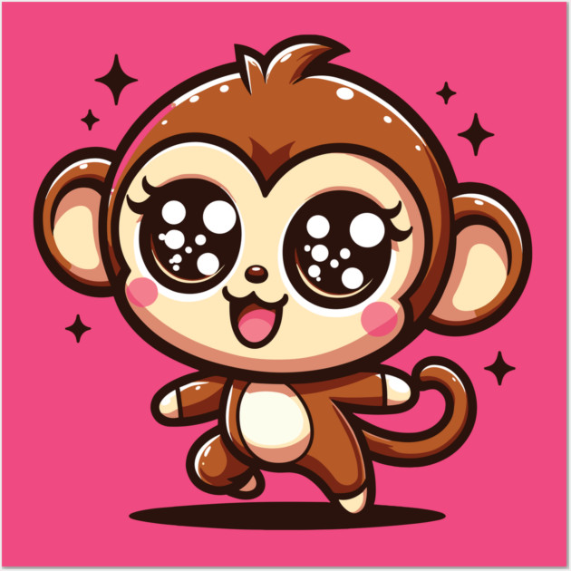 cute monkey drawing
