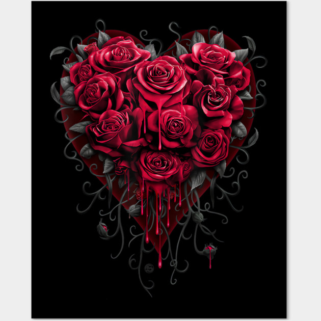 gothic rose art