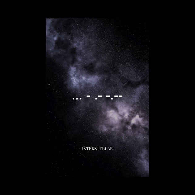 Interstellar - Stay (morse code minimal) - Interstellar - Phone Case ...